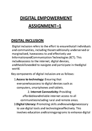 Digital empowerment VAC book - Studocu