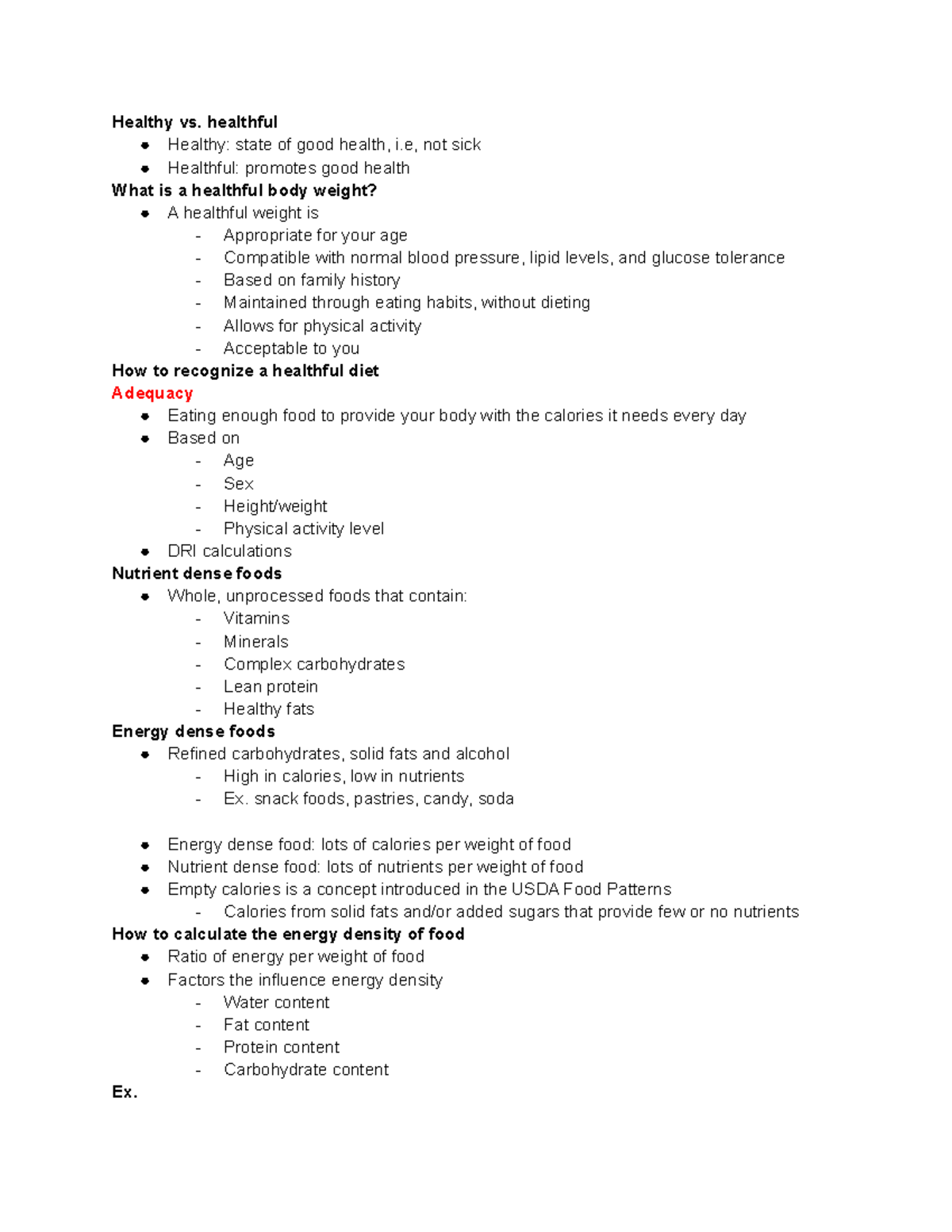 Ch. 14 - Ch. 14 - Healthy vs. healthful Healthy: state of good health ...