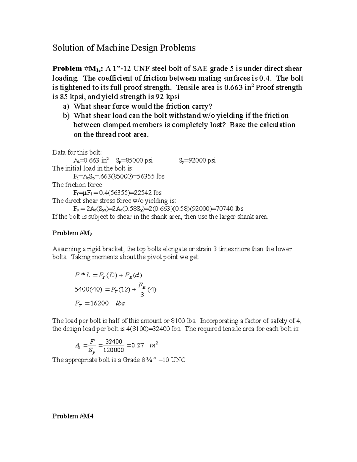 Exam 31 October 2019, questions and answers - Solution of Machine ...