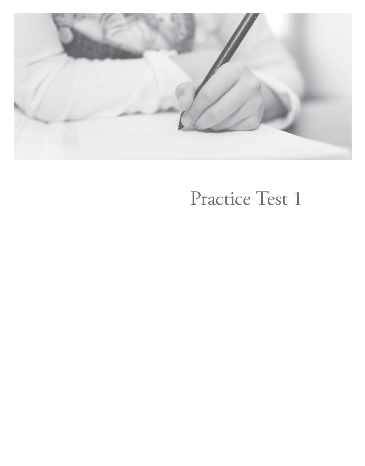 Practice Test-1 - Practice Test 1 2 | Cracking the AP Psychology Exam ...