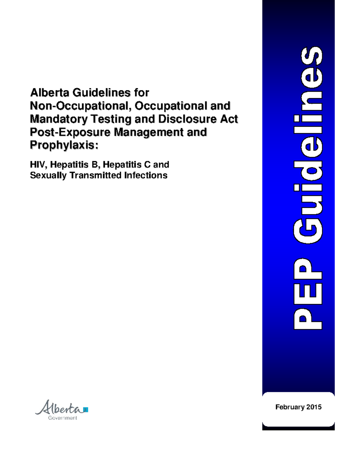 Pep-guidelines-2015 - LECTURE - Alberta Guidelines for Occupational and ...