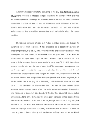 Writing portfolio - HSC standard english imaginative and discursive ...