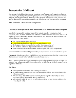 02 06 diffusion osmosis lab report - Diffusion and Osmosis Lab Report ...