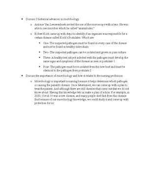 Micro Unit 7 Study Guide - BIO 2100 - Studocu