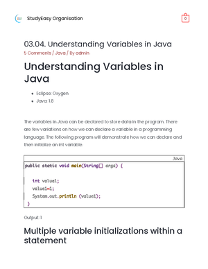Variable and Data Type - 03. Variable and Data Type Leave a Comment ...