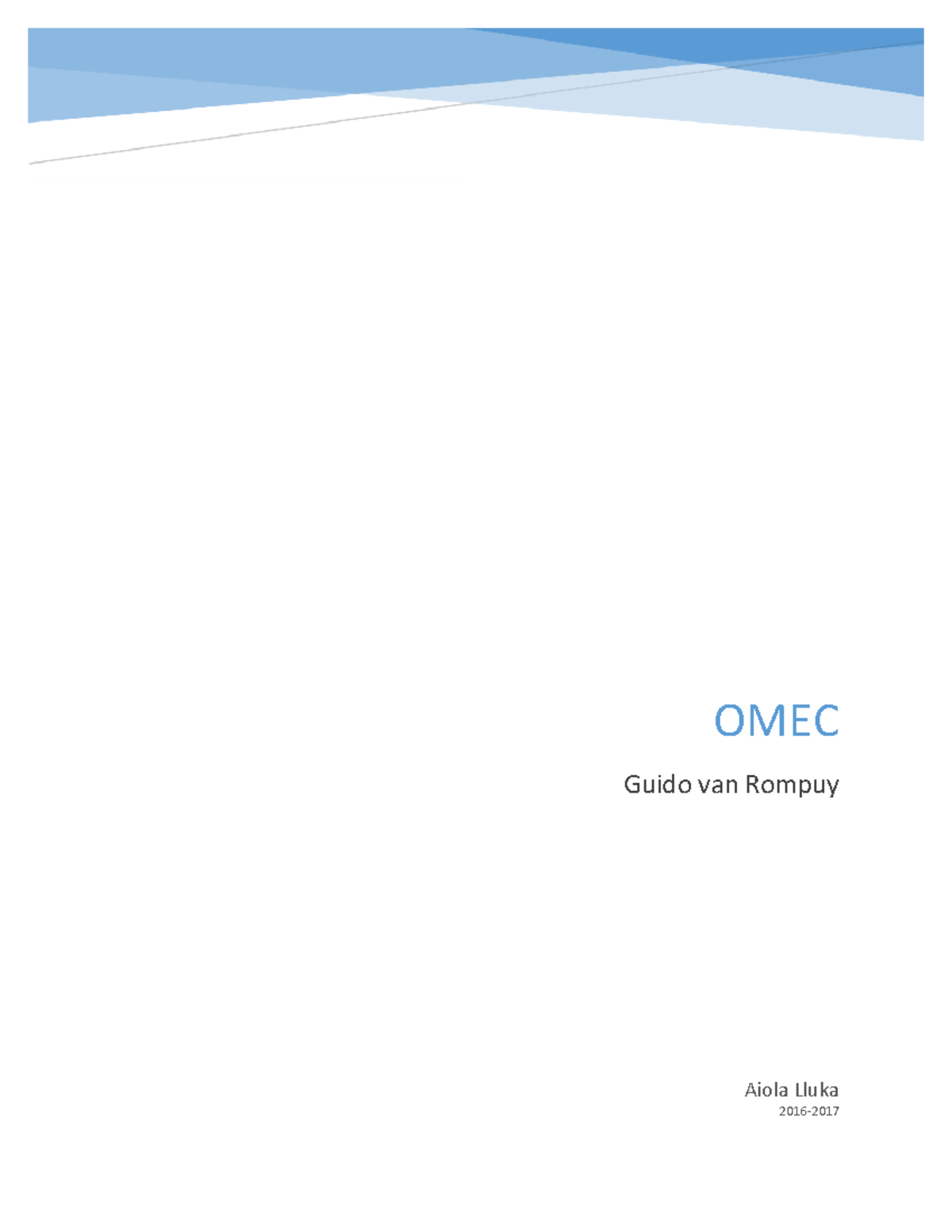 Anoniempje Omec - Samenvatting Onderzoeksmethodologie - OMEC Guido van ...