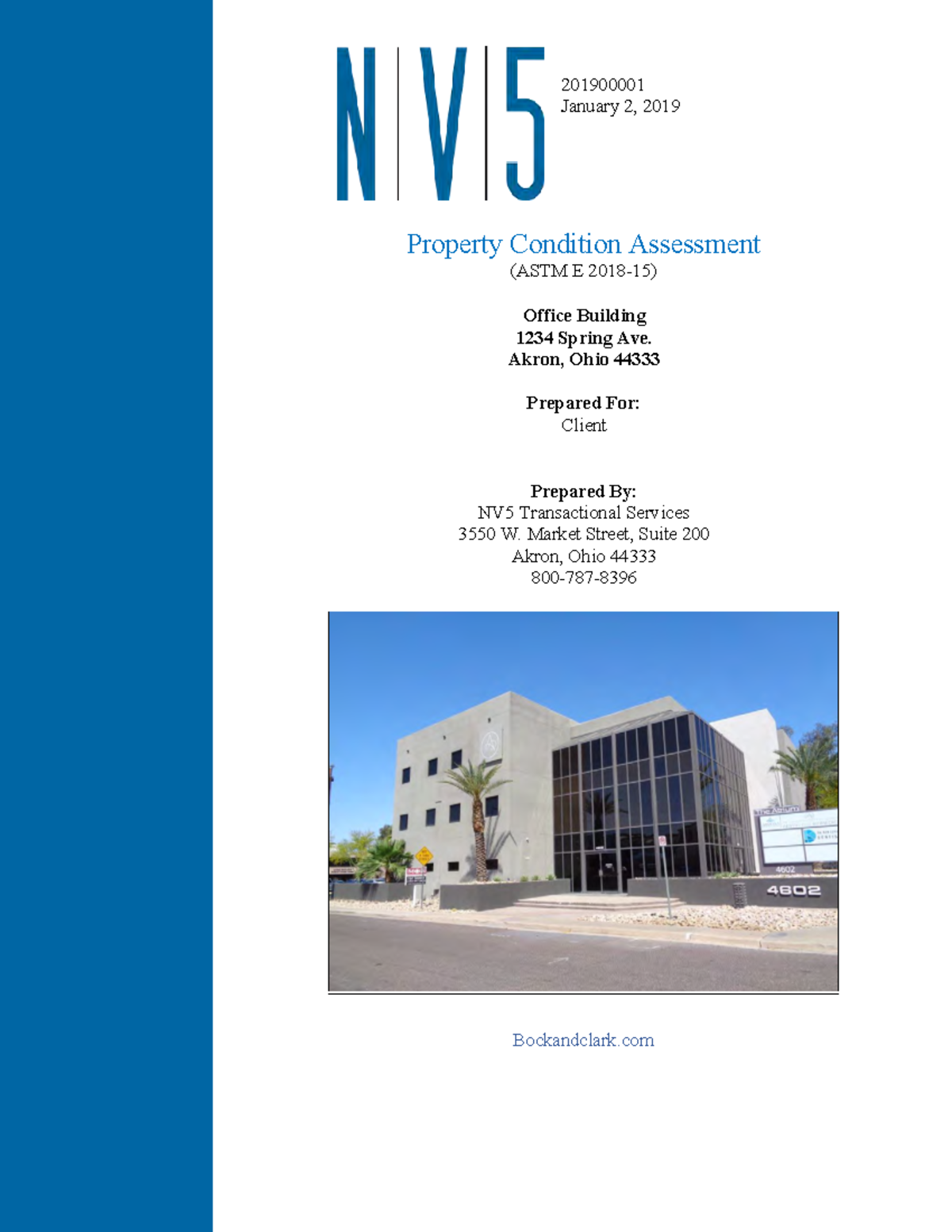 Bc property condition assessment sample report - 201900001 January 2 ...