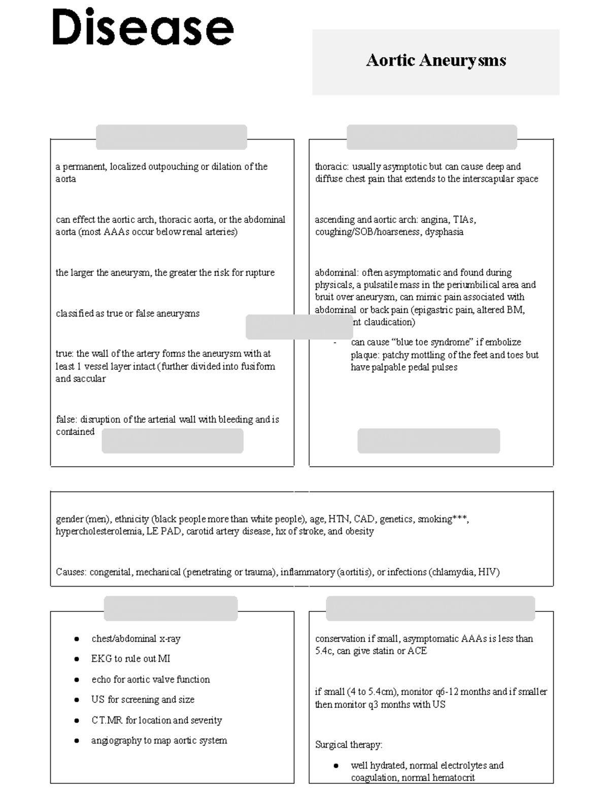 Aortic Aneurysms - a permanent, localized outpouching or dilation of ...