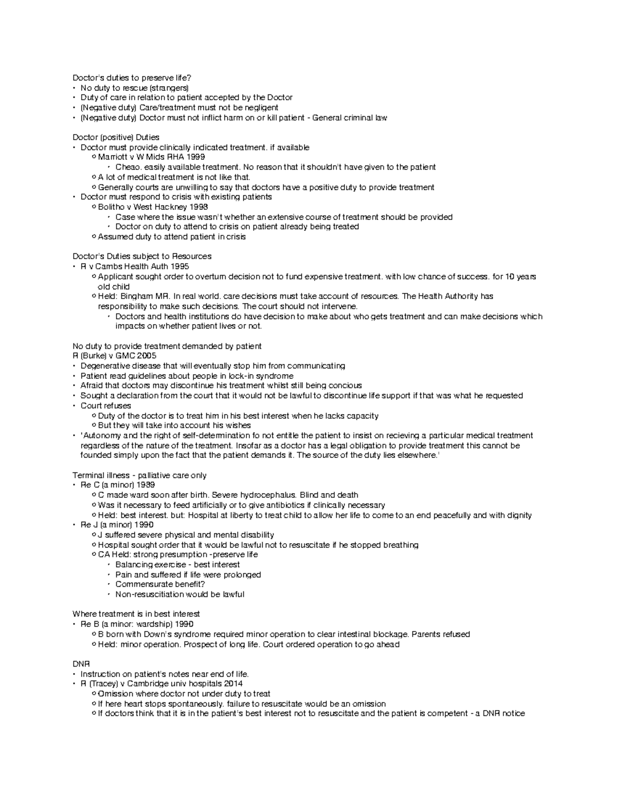 Week 9 - End of Life Medical Practice and Assisted Dying - Doctor’s ...
