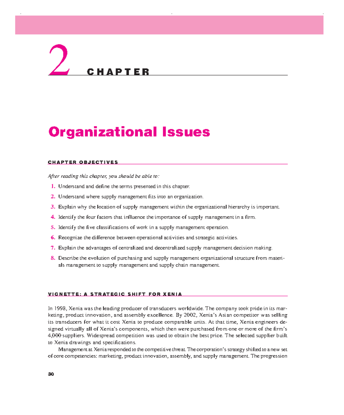 Purchasing chapter 2 - 30 2 C H A P T E R Organizational Issues C H A P ...