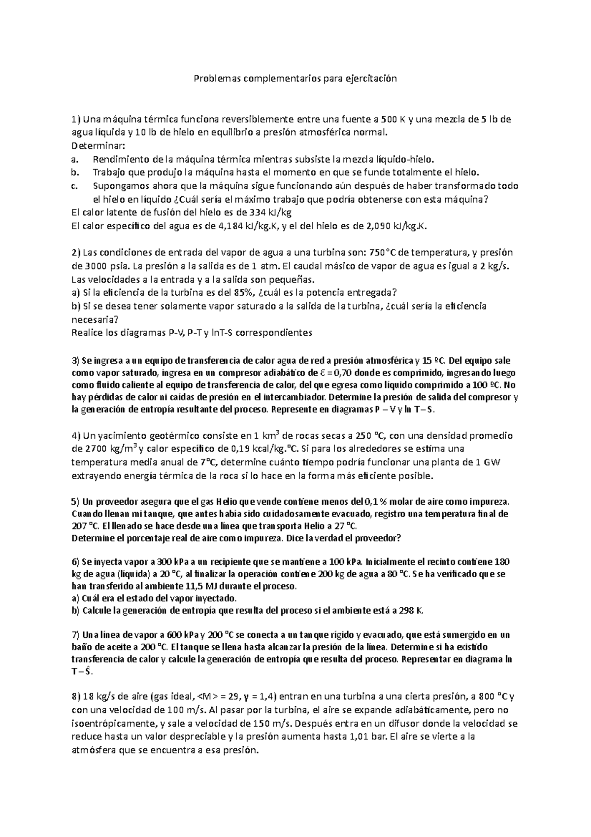 Problemas Complementarios para ejercitaci Ã³n 3 - Problemas ...