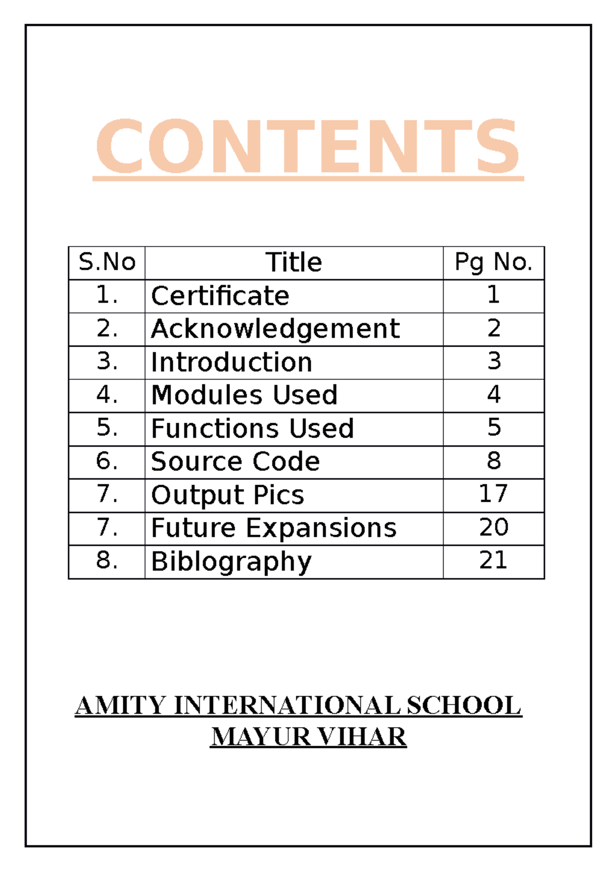 Project File - Computer science practical - B.tech - Studocu