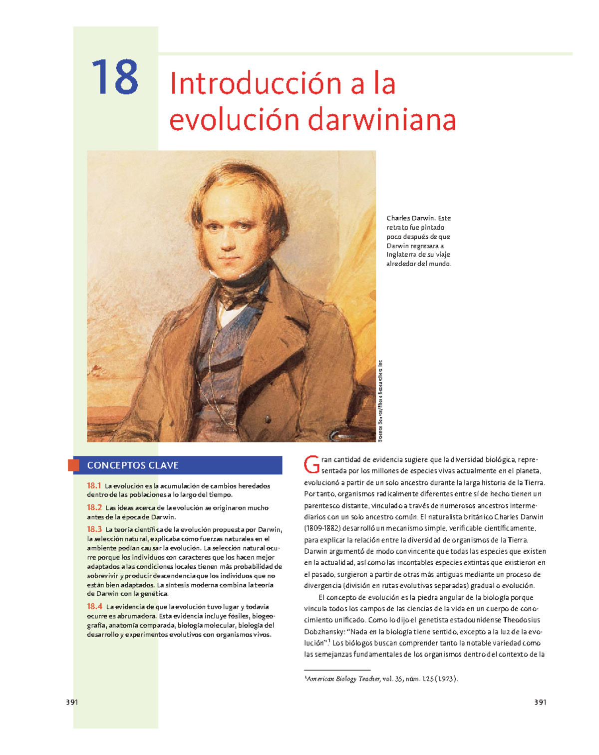 Cap Evolución Solomon - Introduccion a la evolucion - 391 391391 18 ...