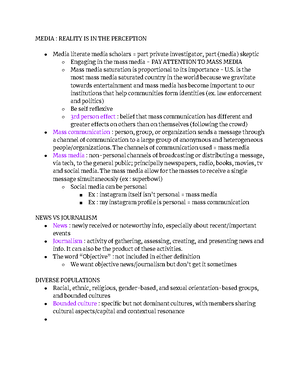 4 types of effects media of diverse populations - FOUR TYPES OF EFFECTS ...