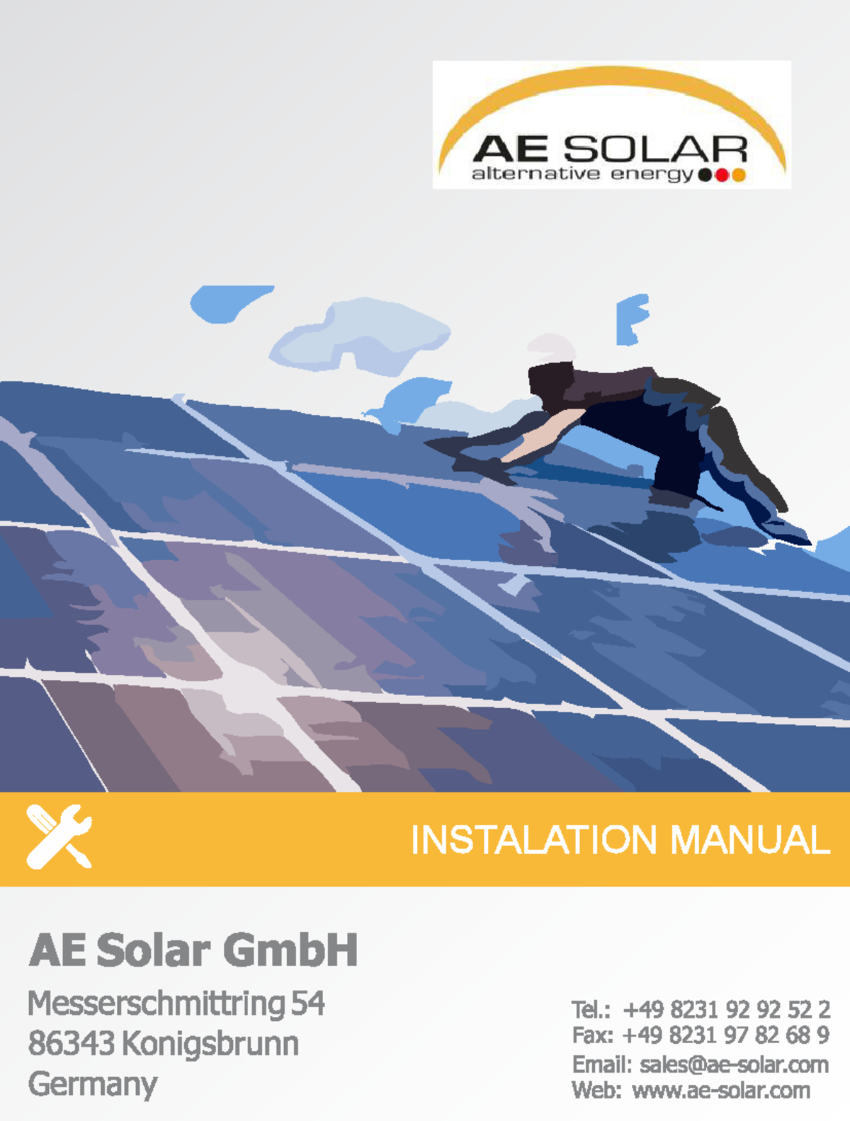 Installation-Manual PV - INSTALATION MANUAL General Information 1 ...