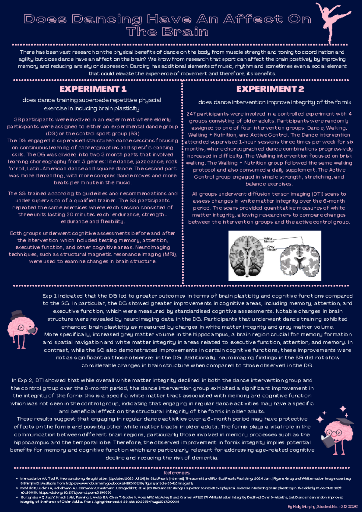 The Effects of Dancing on the Brain - 38 participants were involved in ...