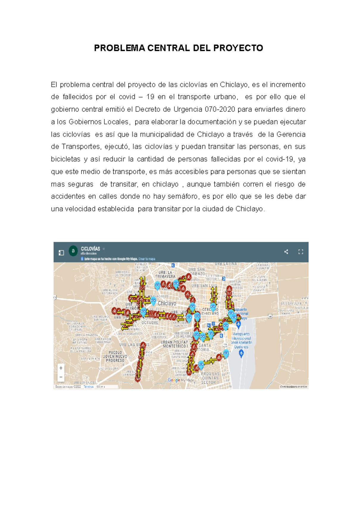 Problema Central DEL Proyecto - PROBLEMA CENTRAL DEL PROYECTO El ...