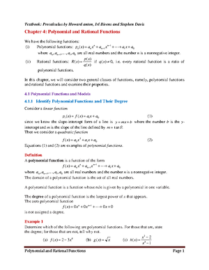 Lecture 3 - Pre-Calculus Graphs of Equations in Two Variables; Intercepts;Symmetry Lecture 3 ...