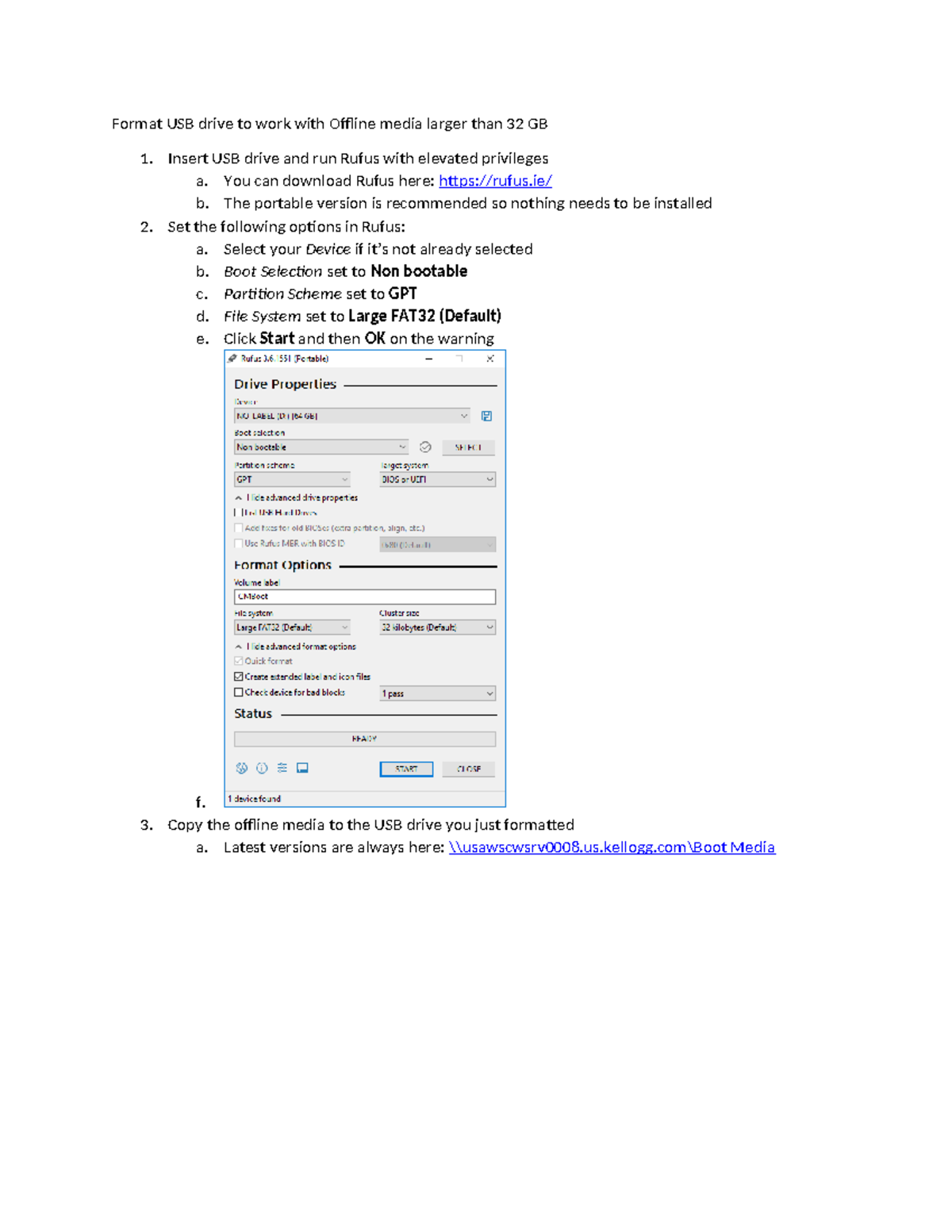 Boot para usb offline non Bouteable - Format USB drive to work with ...