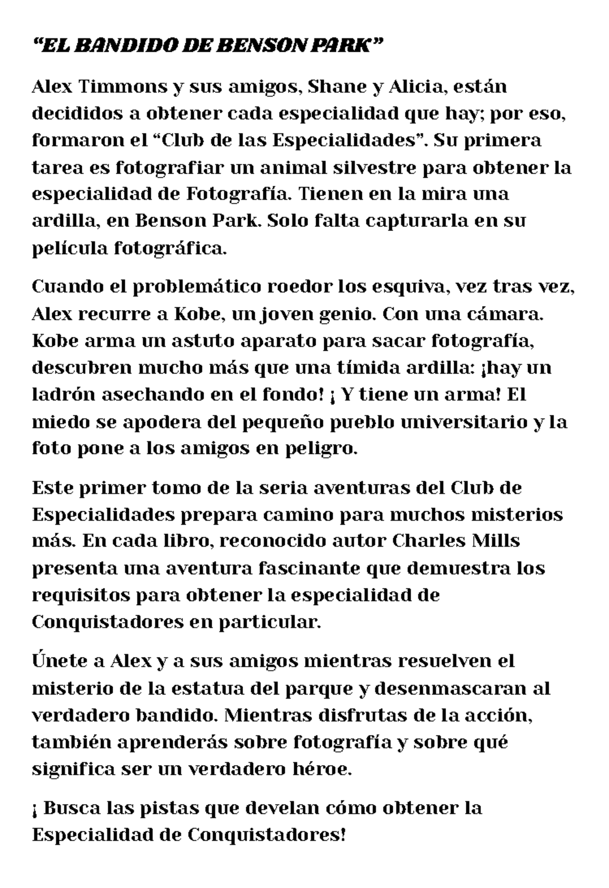 Alex Timmons y sus amigos, Shane y Alicia, están decididos a obtener ...