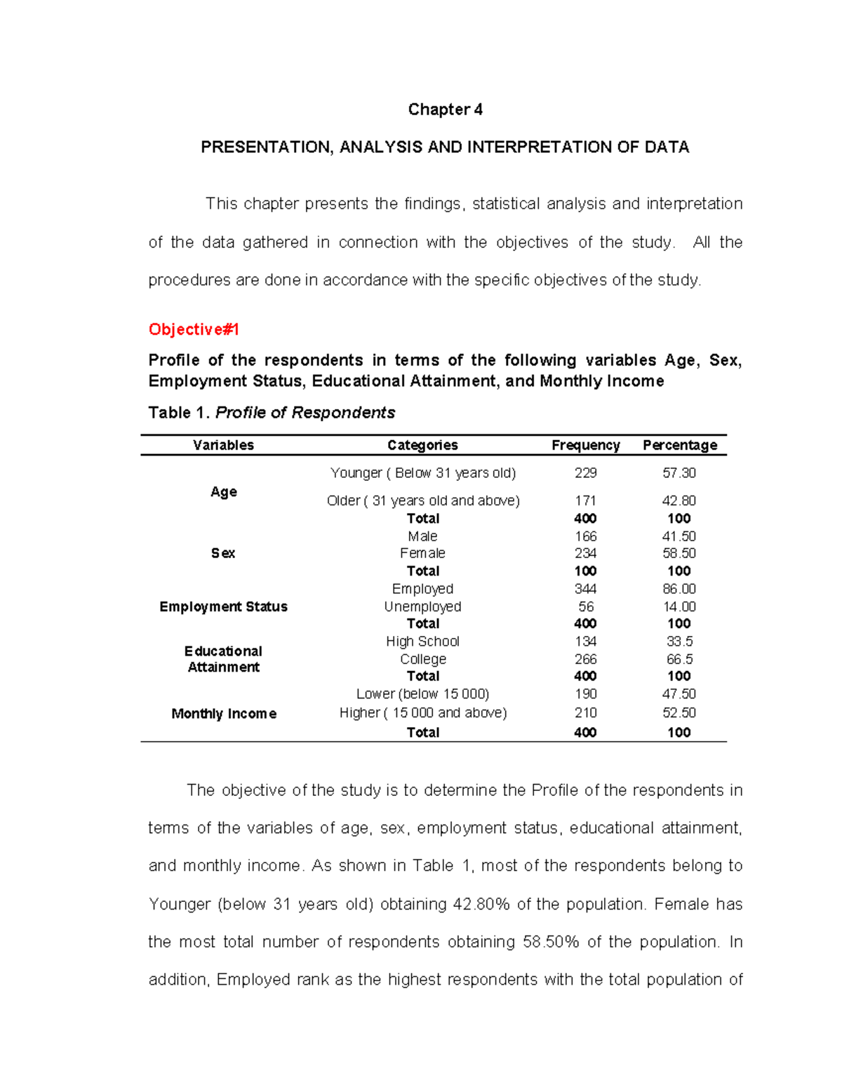Revised-REY-ANN- Tejada - Chapter 4 PRESENTATION, ANALYSIS AND ...