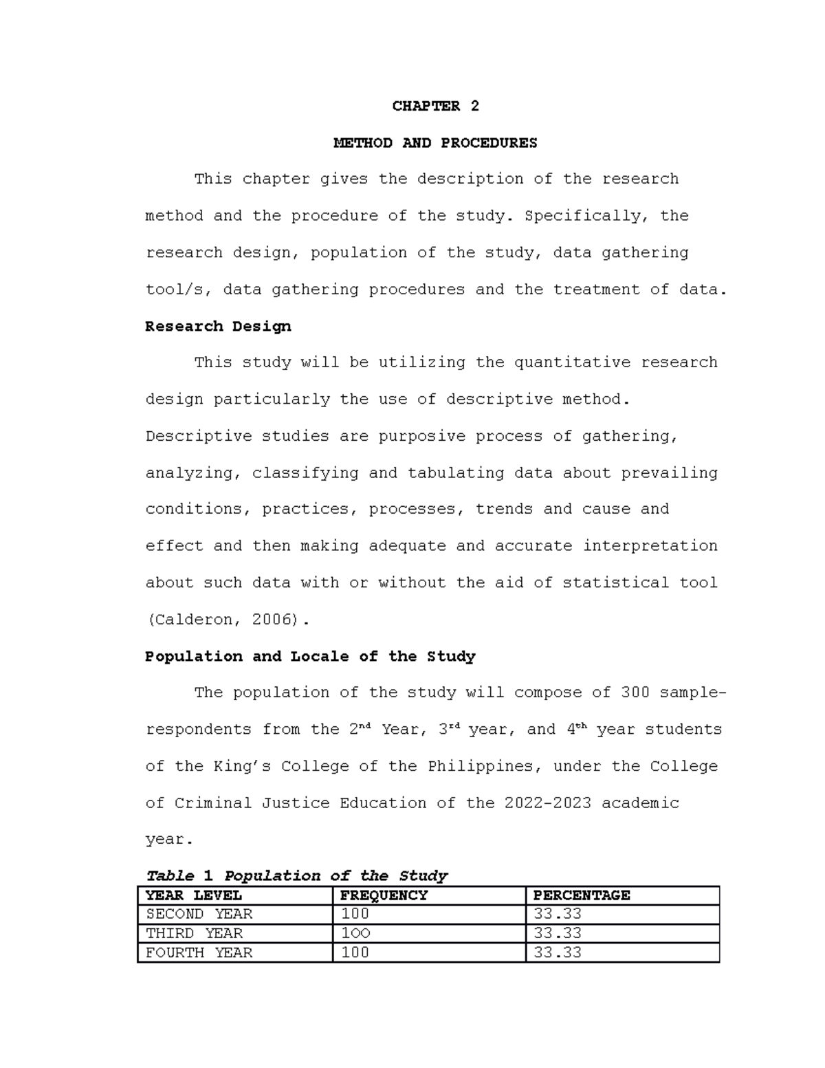 Inbound 2701516067985042583 - CHAPTER 2 METHOD AND PROCEDURES This ...