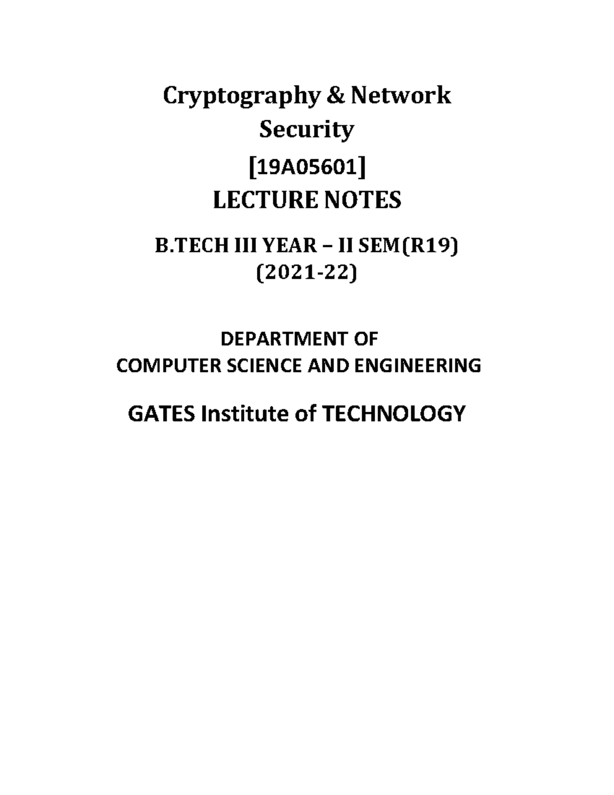 Cryptographyandnetwork Security Cryptography And Network Security