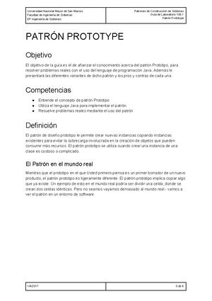 Anexo 06 - Calculo de Aforo - Patrones de diseño - Studocu