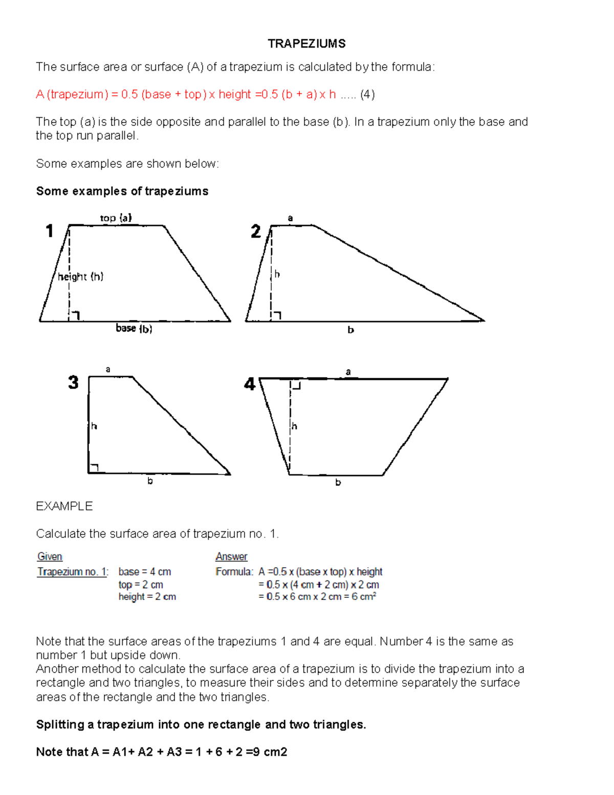 Module 4- Grade-8-TLE- Agricrop - TRAPEZIUMS The surface area or ...