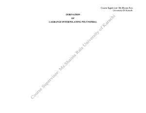 Design and Optimization of Explicit Runge-Kutta Formulas - rose-hulman ...