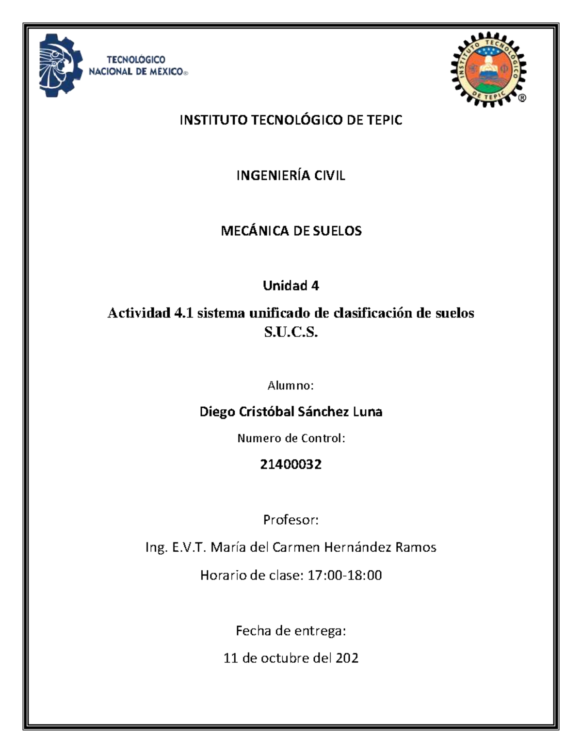 22 4.1 21400032 Diego Cristobal Sánchez Luna - INSTITUTO TECNOL”GICO DE ...