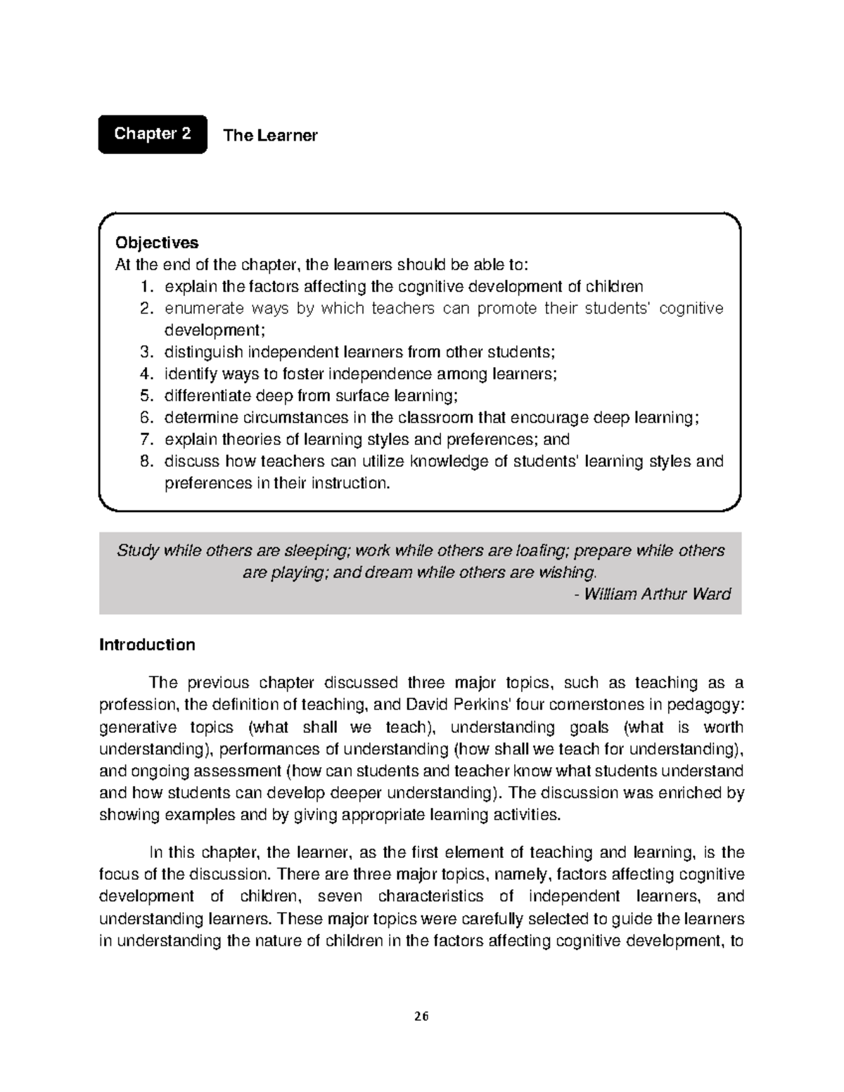 Chapter-2 The-Learner- Acctg-3235 - Introduction The previous chapter ...