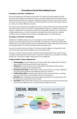 Phases of Counselling - Phases of Counselling Four phases of ...