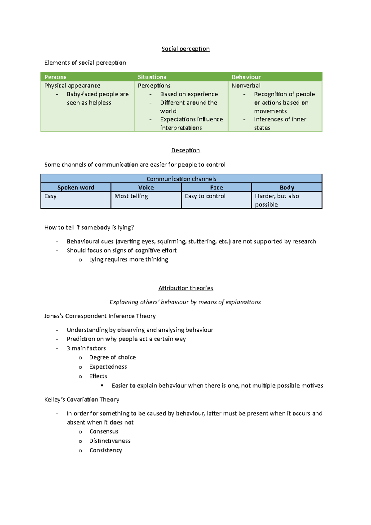 Social perception - Social perception Elements of social perception ...