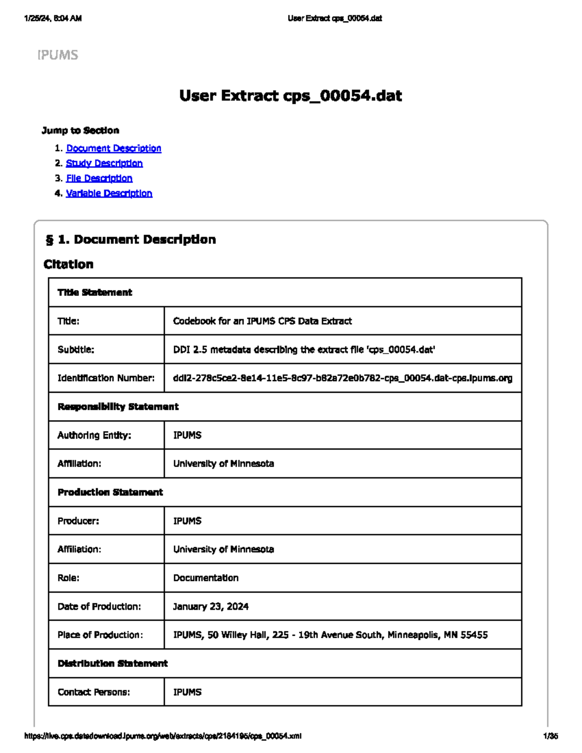 CPS ASEC Codebook - ECON 320 - Studocu