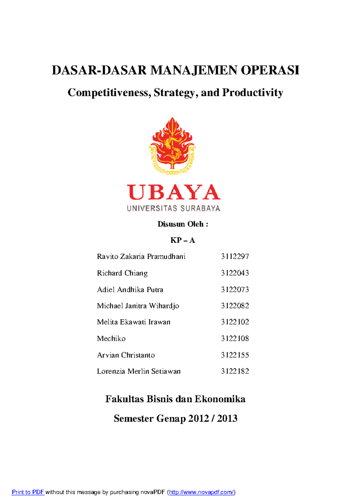 DDMO 1ST AIR ASIA OK - DDMO 1ST AIR ASIA OK - DASAR-DASAR MANAJEMEN ...