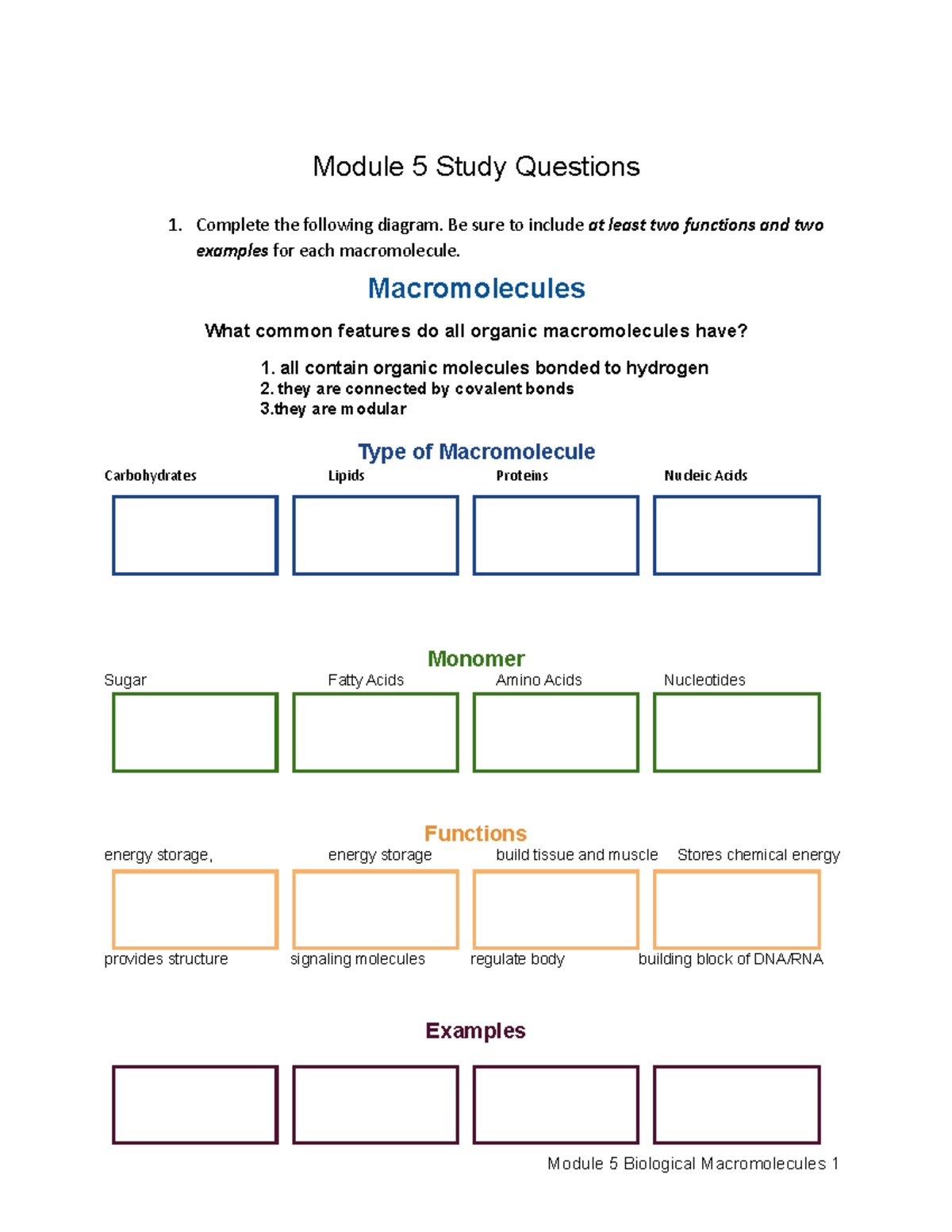 C190.v3 module 5 study questions - Module 5 Study Questions 1. Complete ...