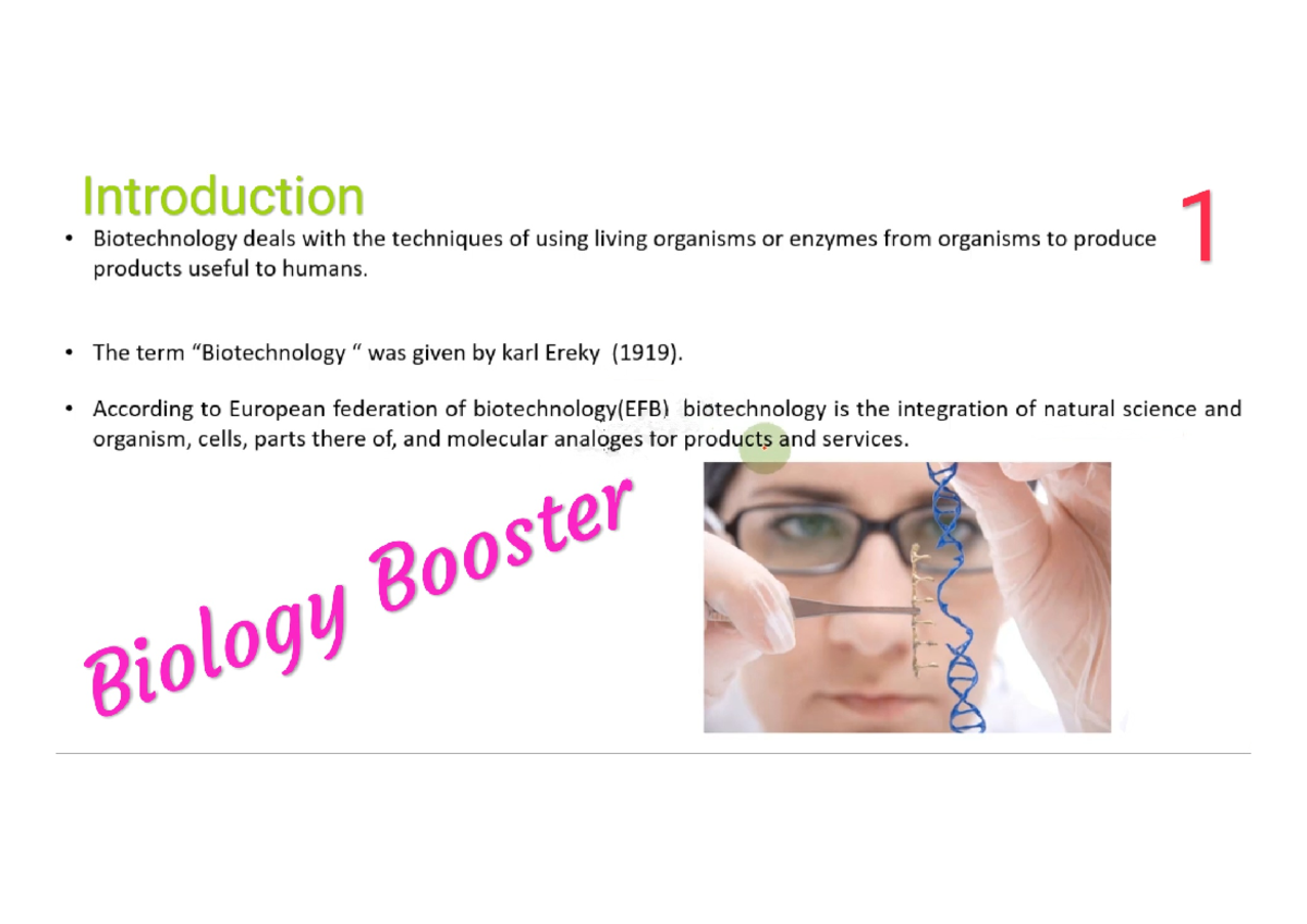 Chapter 11- Biotechnology - Principles AND Processes 3206929 - Bio ...
