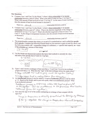 2023FRQ+-+Answers - AP Chem 2023 FRQ - CHM 121 - Studocu