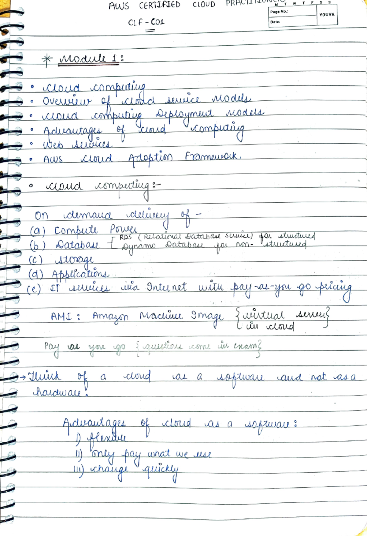 AWS Notes - Soft computing - Studocu