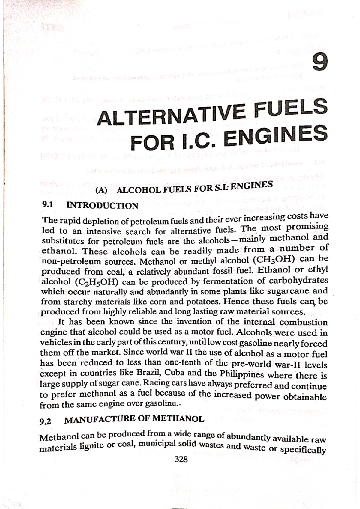 Alternative fuels - Basic Mechanical Engineering - Studocu