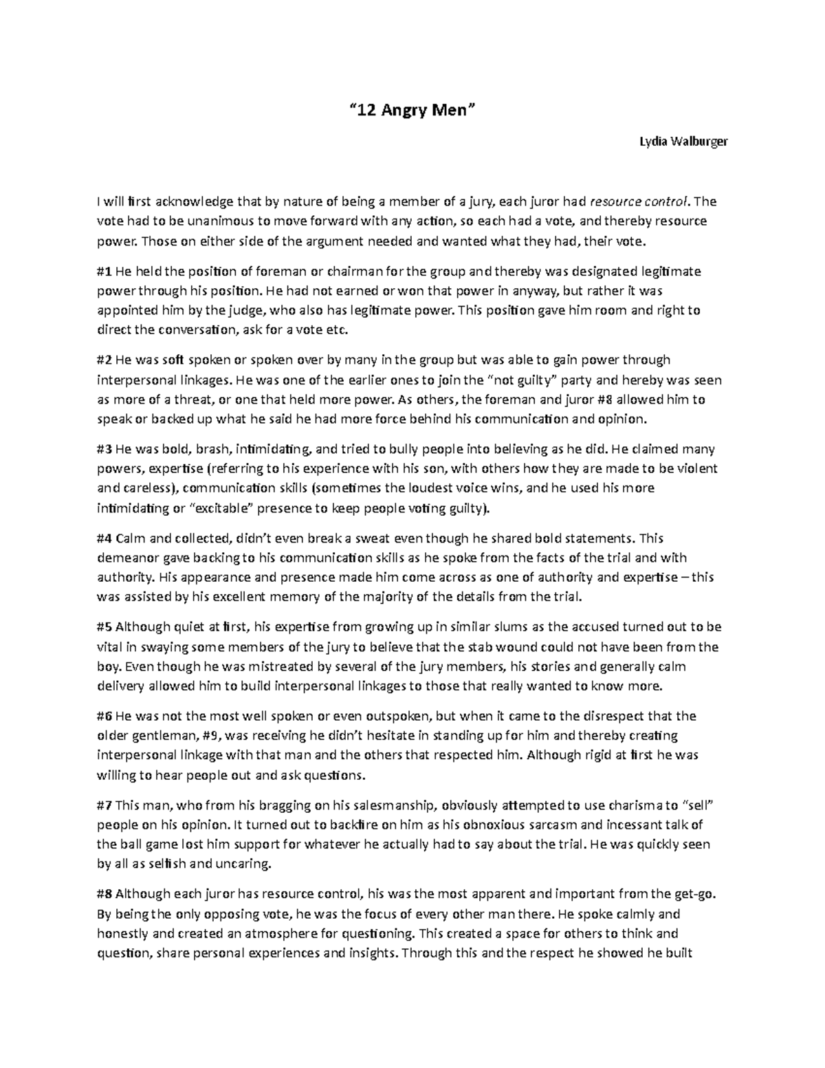 12 Angry Men - summary of key points and vocabulary from the film - “12 ...