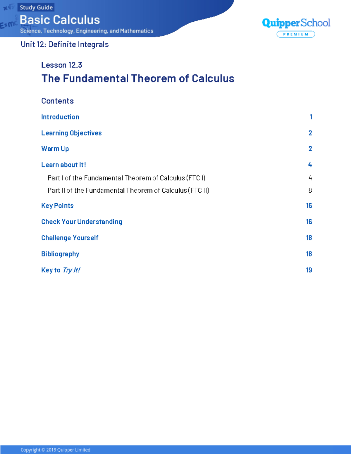 CAL 11 Q4 1203 Final - The Fundamental Theorem of Calculus Lesson ...