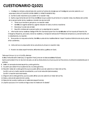 Práctica 4. Electroquímica celdas galvánicas Q1021 microescala (1) equi - ELECTROQUÍMICA: CELDAS ...