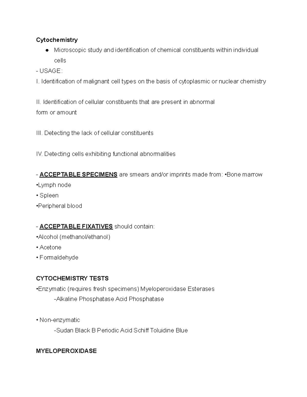 Hematology Cytochemistry part 1 - Cytochemistry Microscopic study and ...
