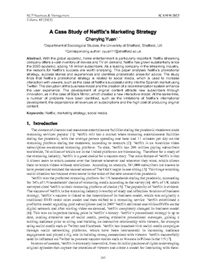 Mini Case 2A Erika - minicase version 2A - Erika Mott 40108514 Mini ...