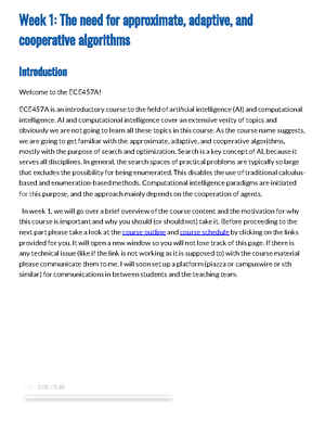 Week 6 Simple Genetic Algorithm - ECE 457A - Week 6: Simple Genetic Algorithm (SGA) Hello all ...