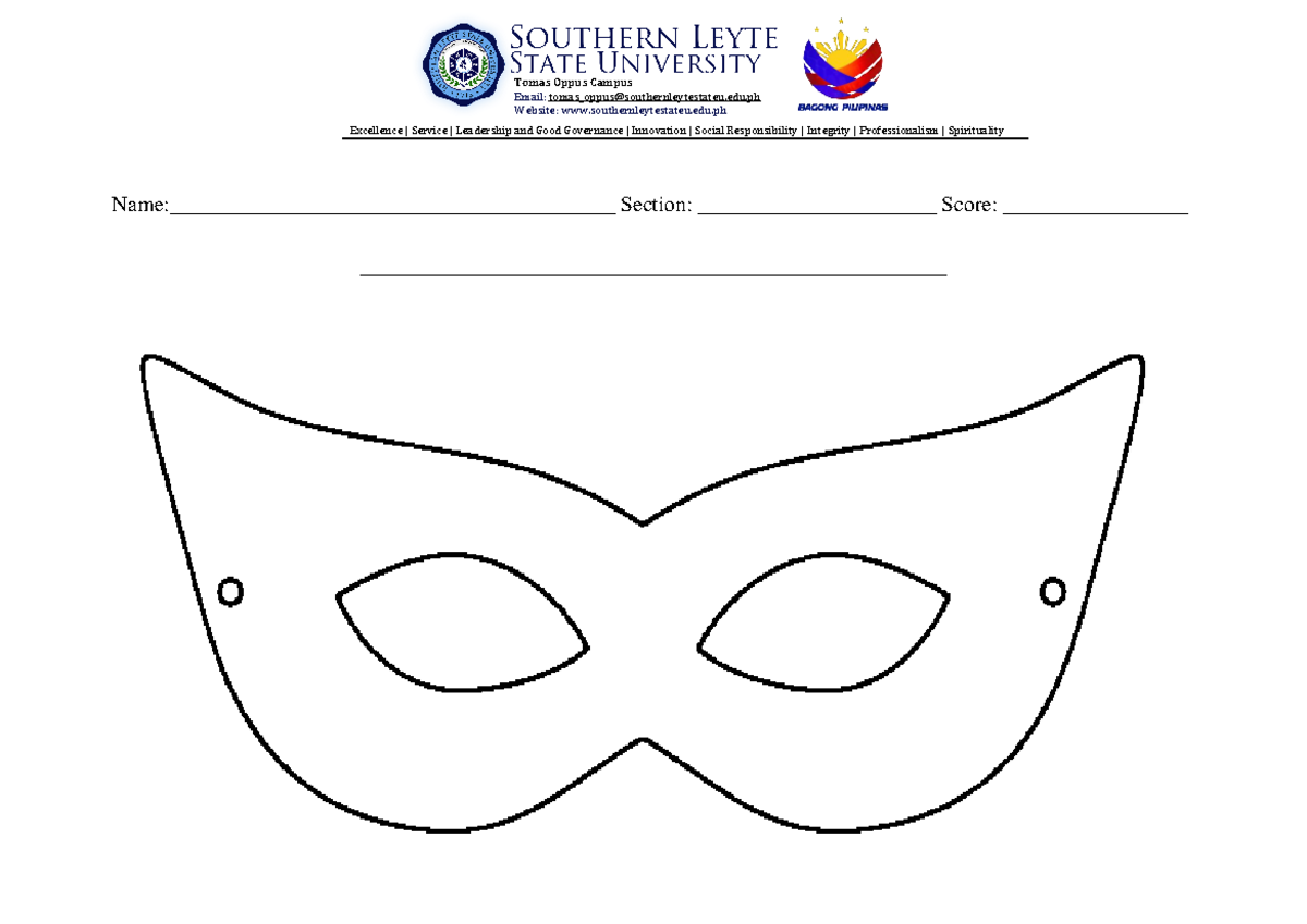 Creative mask Activity-PIC - Readings in the Philippine History ...