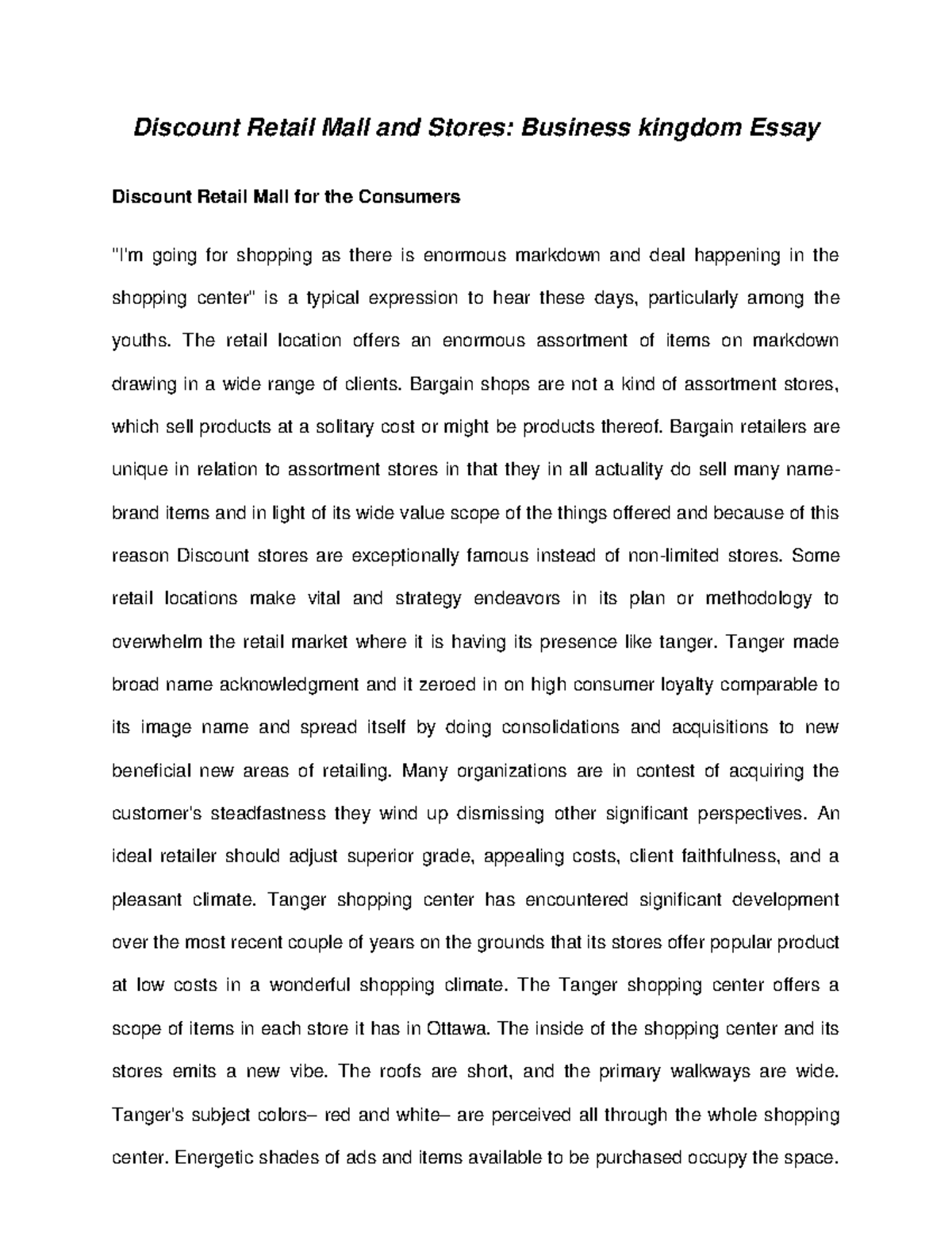 Discount Retail Mall And Stores Product Marketing Essay Discount discount-retail-mall-and-stores-product-marketing-essay-discount