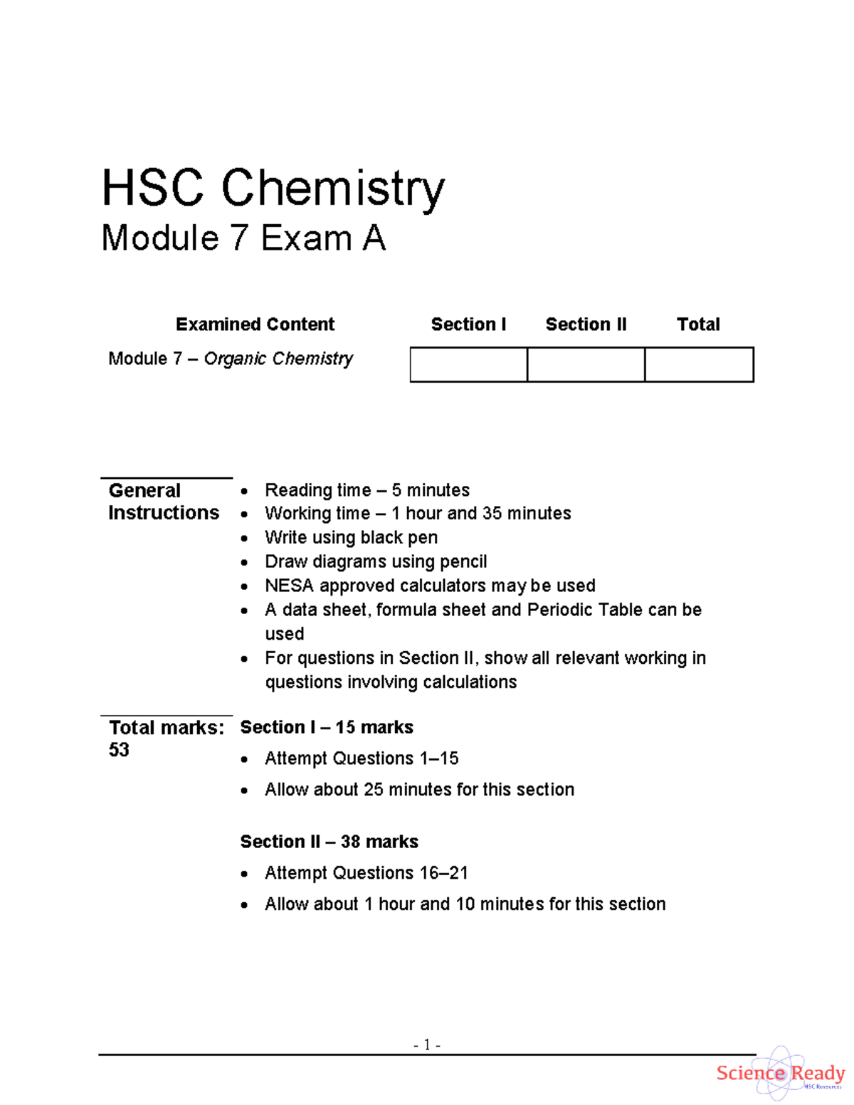 Med notes-2024 FOR INTERNATIONAL STUDENTS - HSC Chemistry Module 7 Exam ...